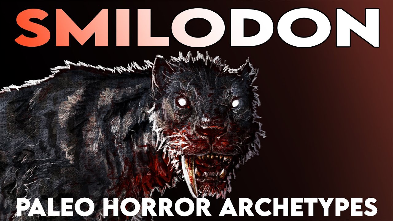 Smilodon Paleo Horror Archetypes Speedpaint - YouTube