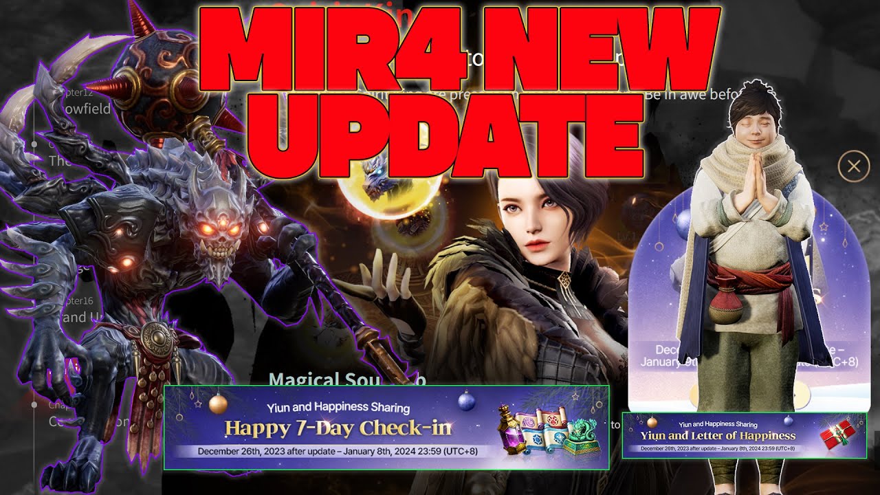 MIR4 NEW UPDATE 12/26/23 NEW EVENT | NEW LEGENDARY SPIRIT & MORE - YouTube