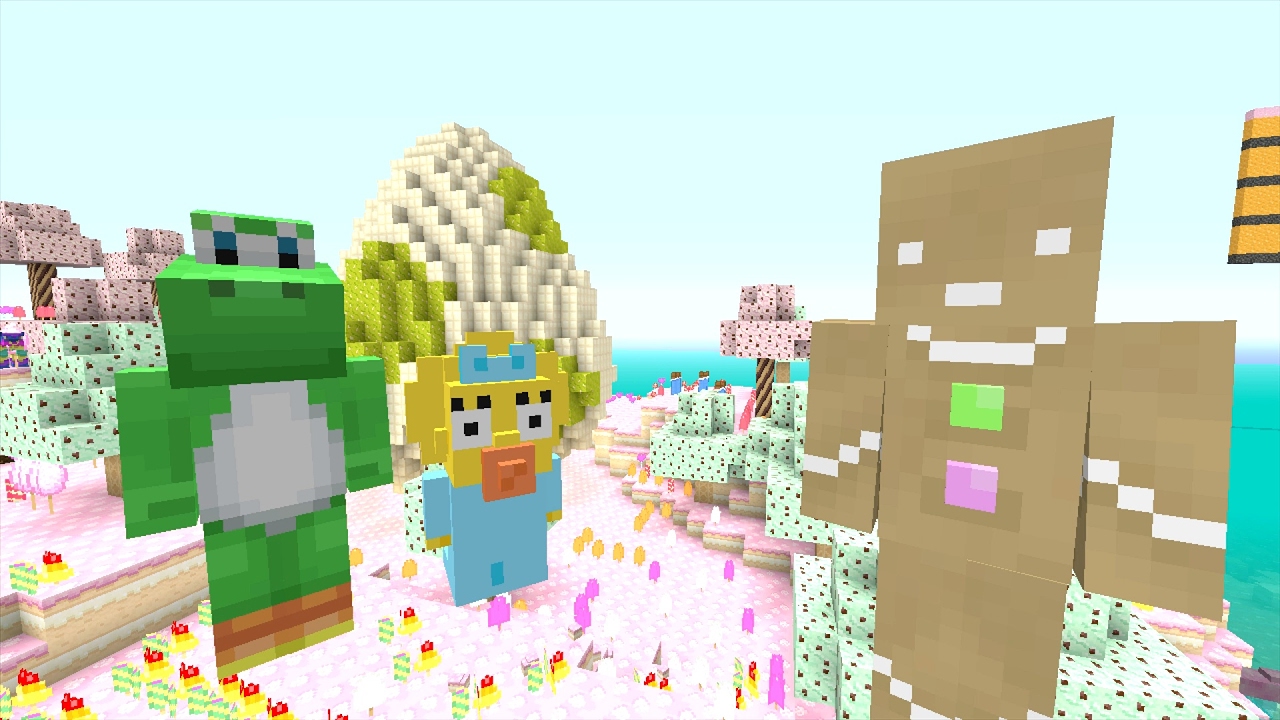 Minecraft Wii U - Super Mario Series - Yoshi and Maggie Simpson In ...