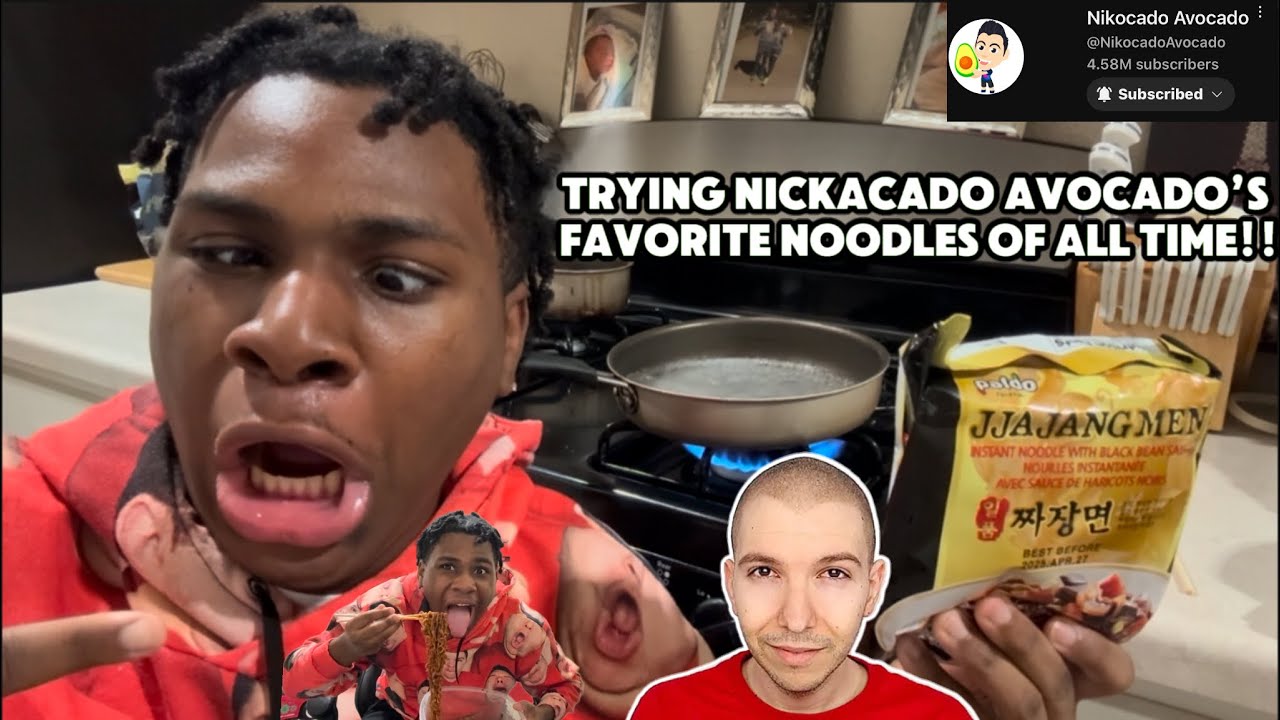 Trying Nickacado Avocado’s🥑 Favorite Noodles🍜😱!! - YouTube