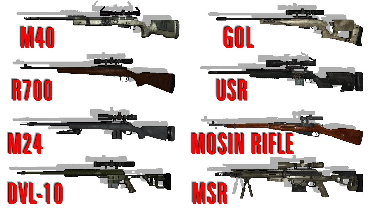 Battlefield 2 mod Weapons Sniper rifles - YouTube