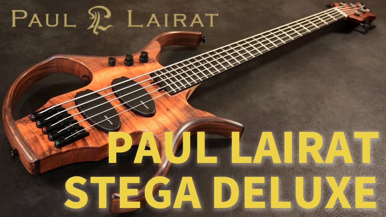 폴 라앗 PAUL LAIRAT STEGA DELUXE 5현 베이스기타 리뷰 - YouTube