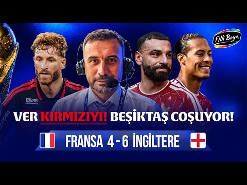 İngiltere 6-4 Fransa, Mbappe Rekor Kırdı, Salah, Vlahovic, van Dijk, Guirassy, Yusuf Akçiçek, Singo
