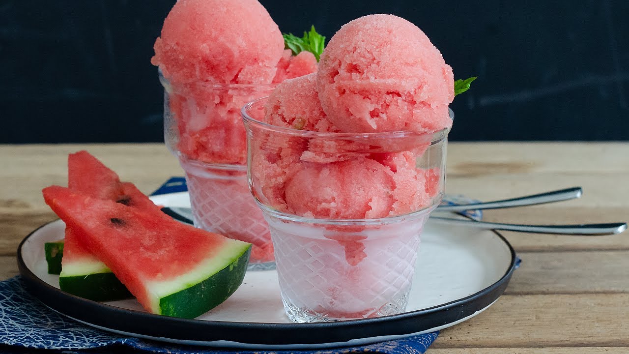 KARPUZ SORBE TARİFİ - Watermelon Sorbet - Sorbe Nasıl Yapılır? - YouTube