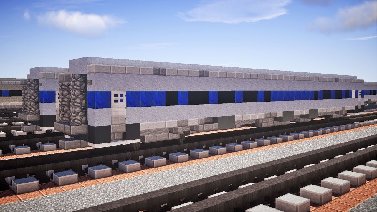 Minecraft Amtrak Horizon Coach & Diner Tutorial - YouTube