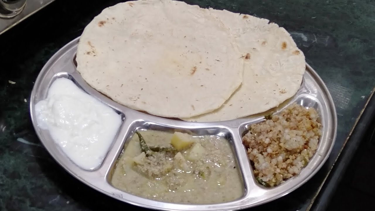 upvasache recipe in marathi/bhagar chi bhakar/ batatachi bhaji - YouTube