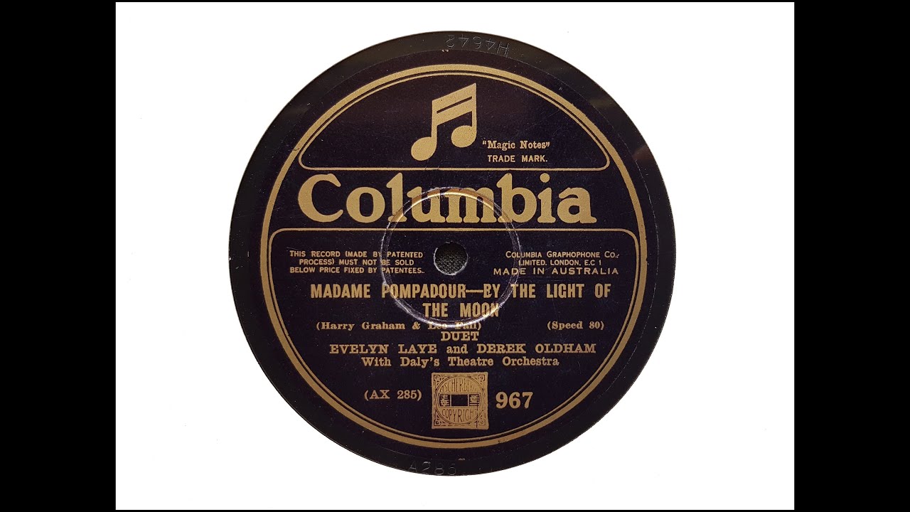 Madame Pompadour (Fall) (1924) 4. By the Light of the Moon (Evelyn Laye ...