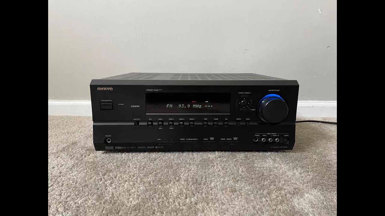 Onkyo HT-R640 5.1 HDMI Home Theater Surround Receiver - YouTube