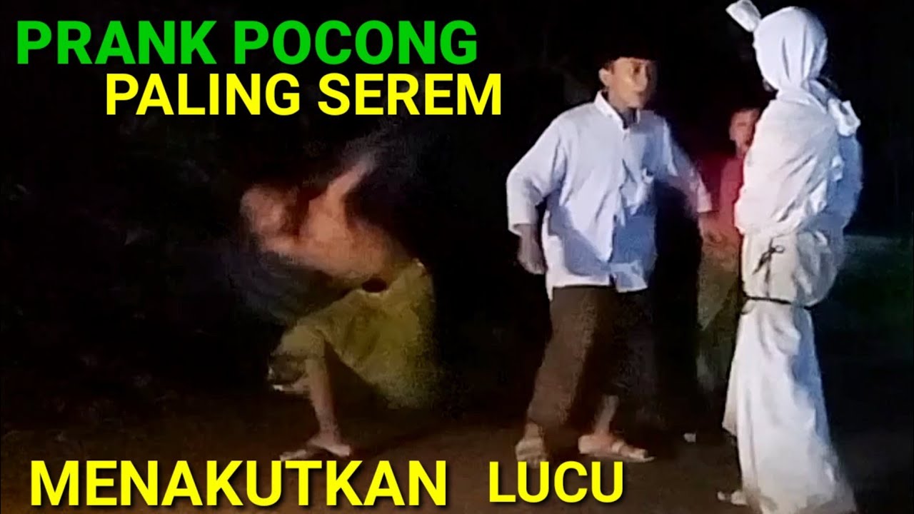 PRANK POCONG || PALING SEREM MENAKUTKAN LUCU - YouTube