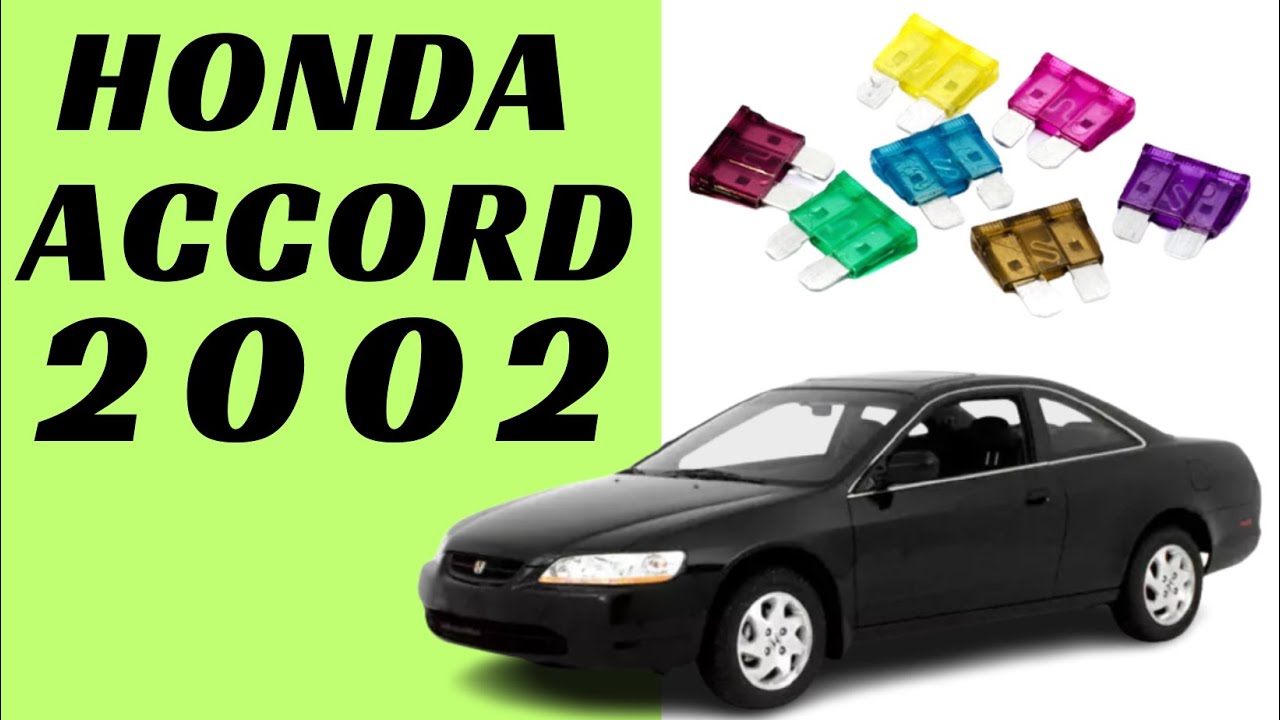 2002 Honda Accord Fuse Box Diagram + Location + All 3 Spots - YouTube