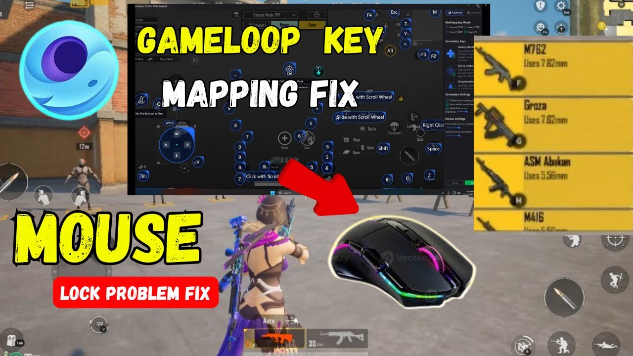 WHY YOUR MOUSE IS STUCK ON SCREEN IN PUBG MOBILE AND HOW TO FIX IT 💛 ...