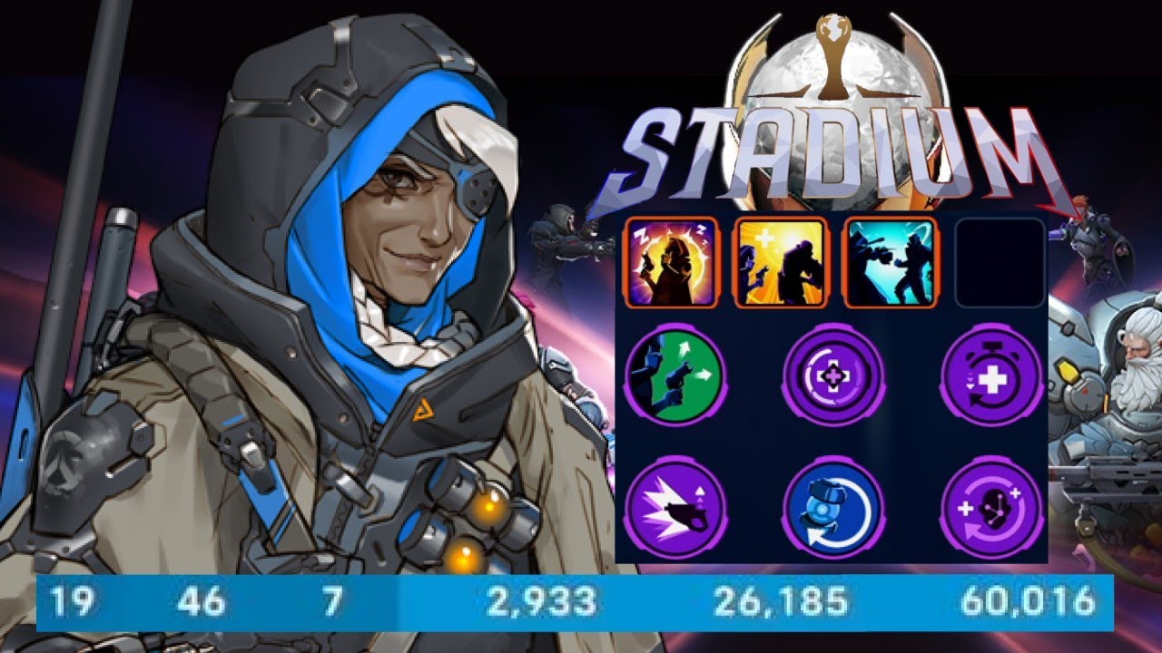 The Best Ana Sleep Dart Build in Overwatch 2 Stadium - YouTube