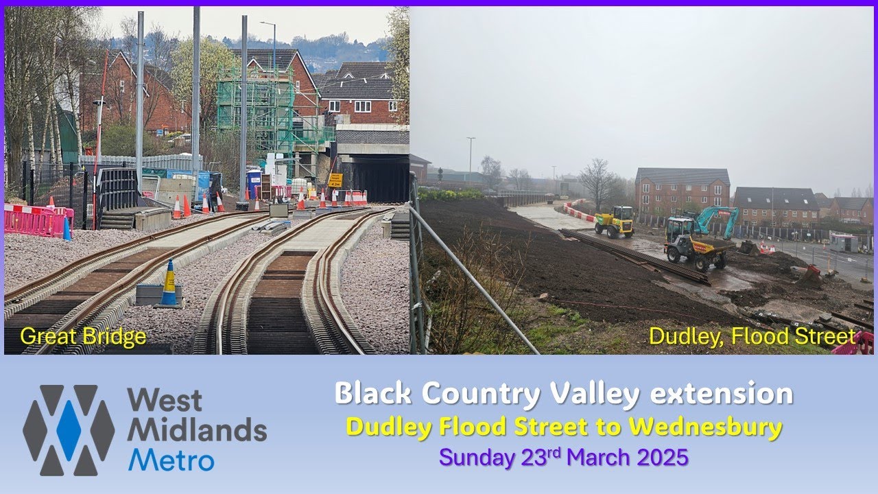 West Midlands Metro: Black Country Valley extension - Dudley Flood St ...