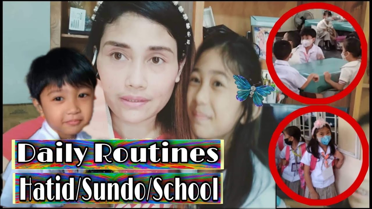 My Daily Routines|Hatid Sundo sa School|Eiyah & Jero|Aiza Abella - YouTube