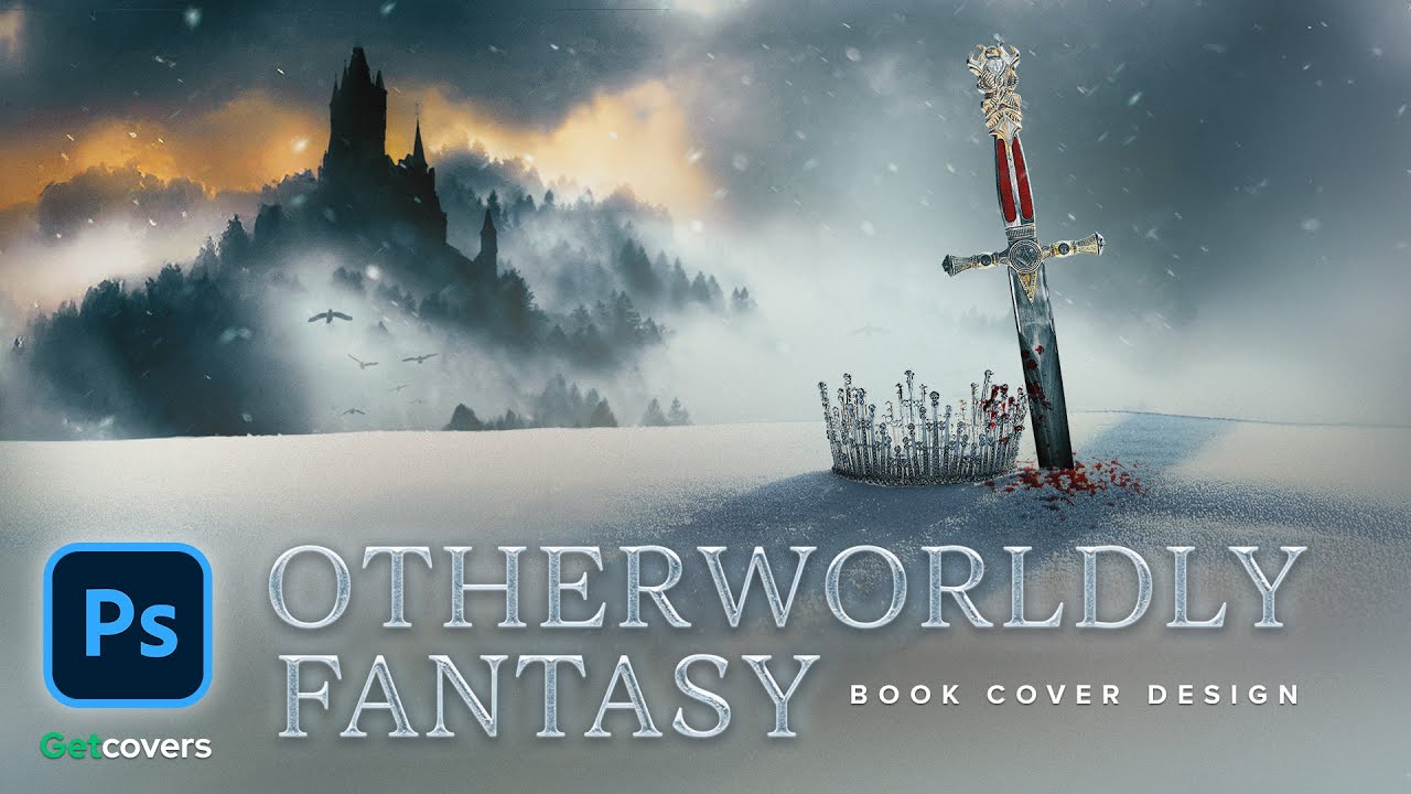 👑 Fantasy Book Cover Design for Self-Published Author ️ Photoshop Speed ...