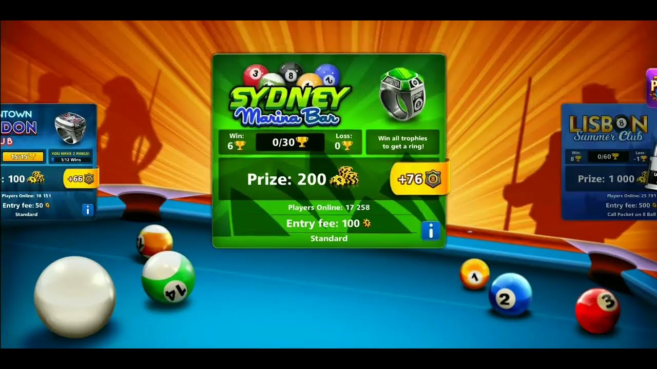 8 Ball Pool - Level 5 vs Level 2 - YouTube