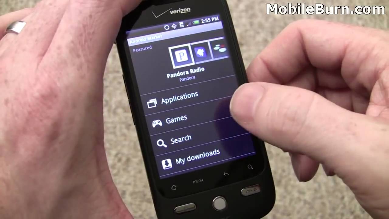 HTC DROID ERIS - unboxing and feature tour - YouTube