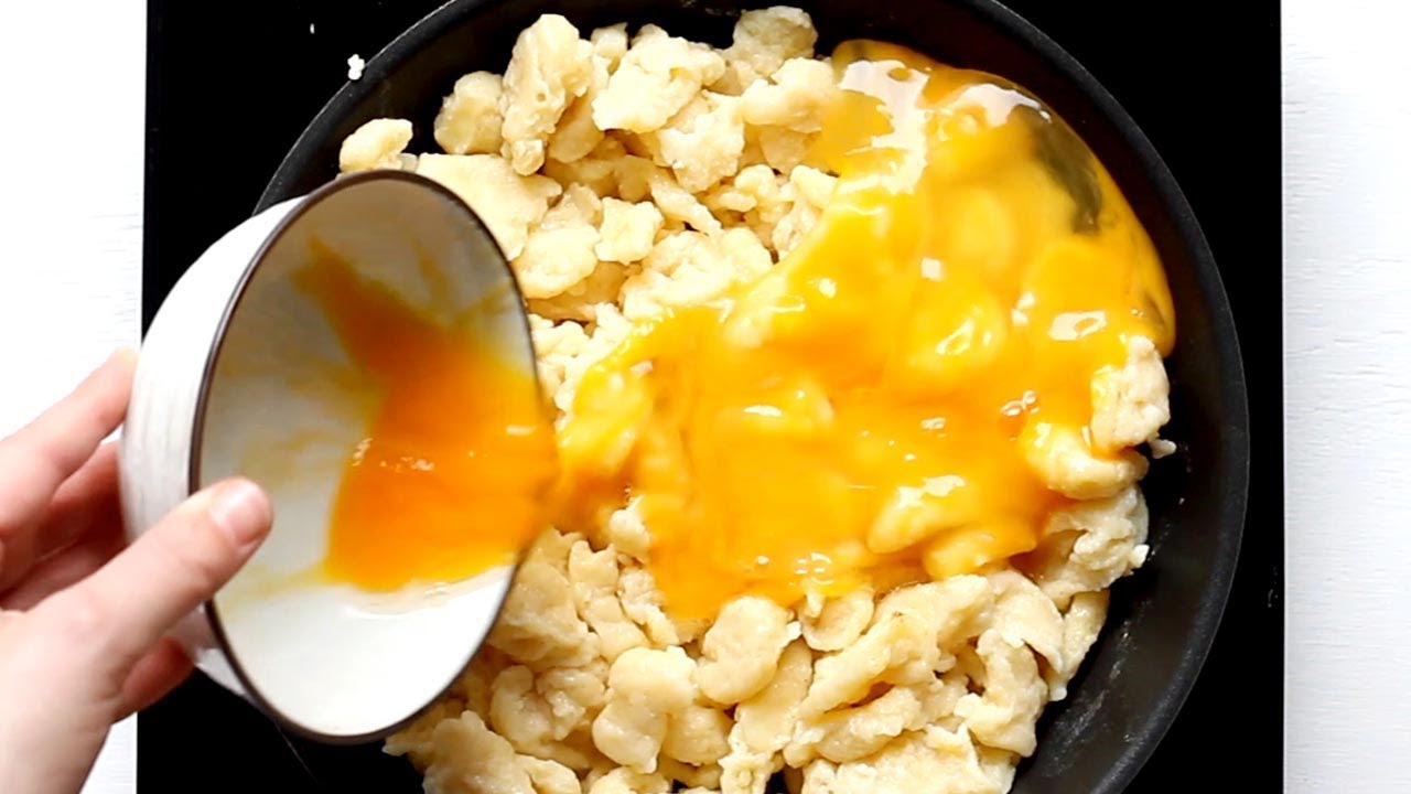 Quick Austrian Egg Dumplings Recipe - Eiernockerl - YouTube