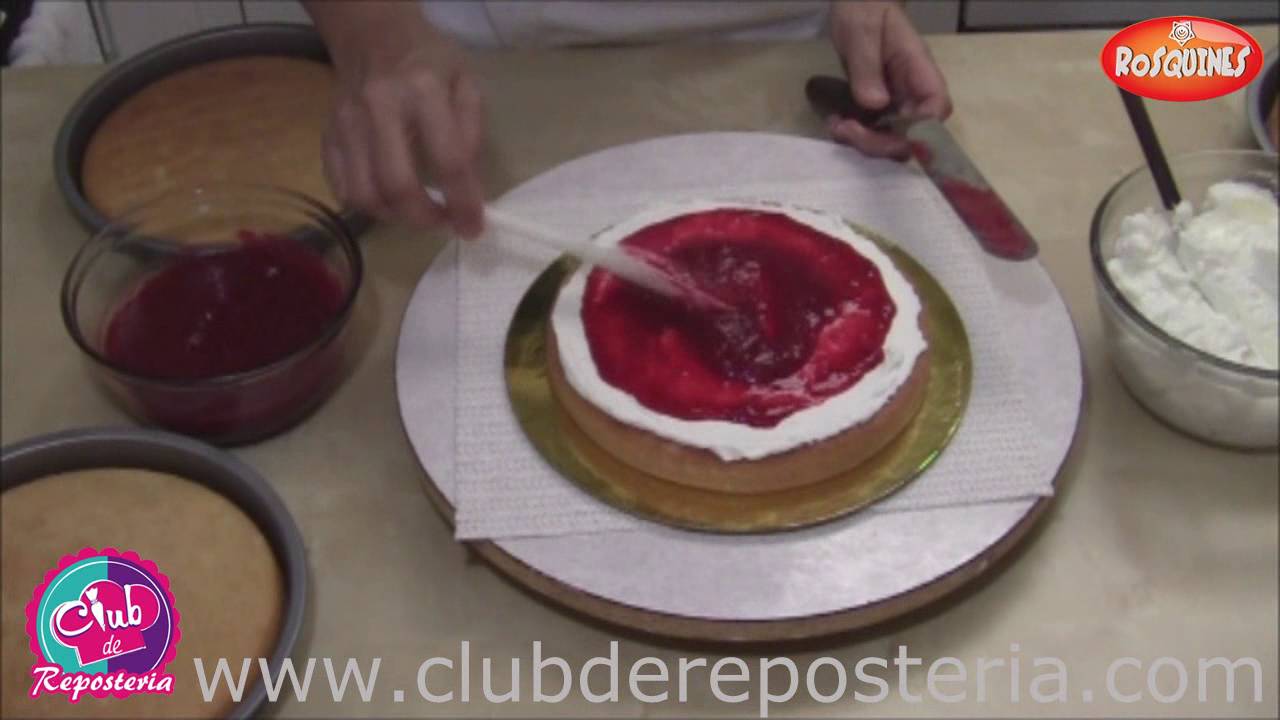 Como Hacer Torta Fria de Fresas│Club de Reposteria - YouTube