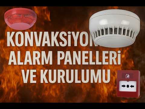 TEKNİM KONVAKSİYONEL YANGIN ALARMI NASIL KURULUR DEDEKTÖRLERİN BAĞLANTILARI #teknim #alarmpaneli