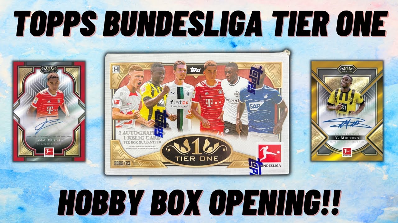 NEW! Topps Bundesliga Tier One 2022/23 hobby box opening! - YouTube