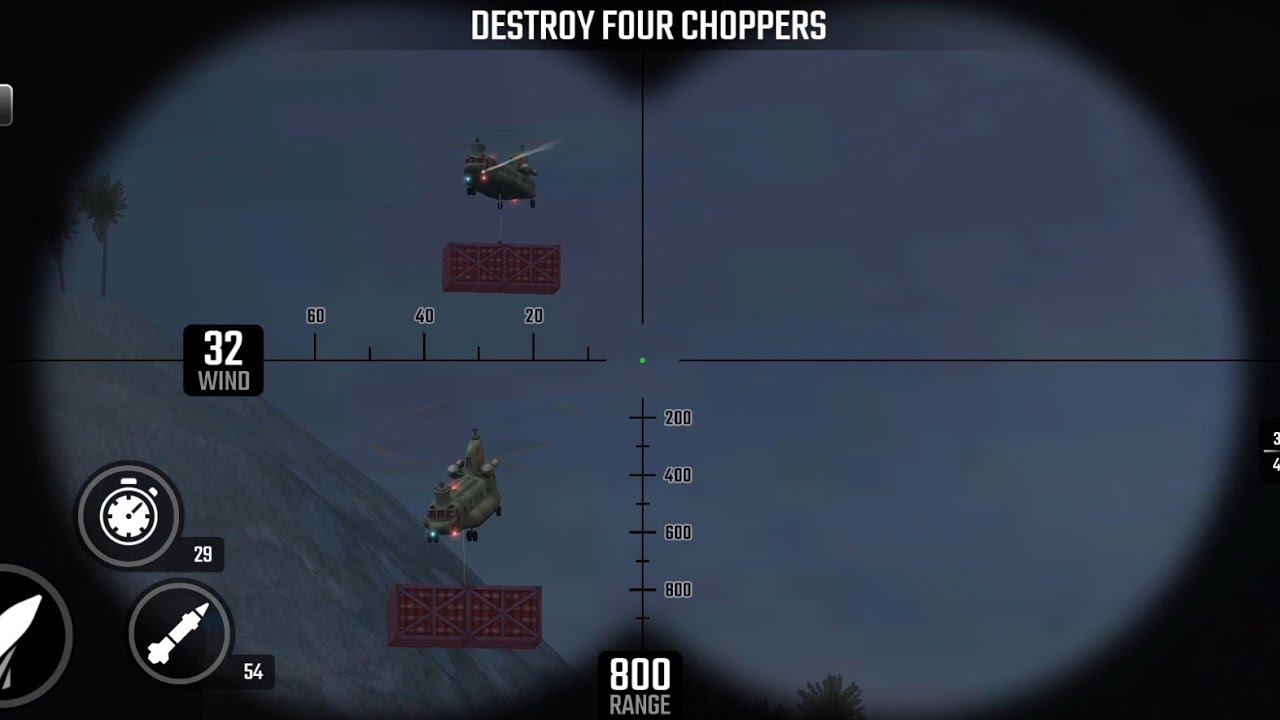 War Sniper Z19 Mission 36 Seek And Destroy Destroy Four Choppers - YouTube
