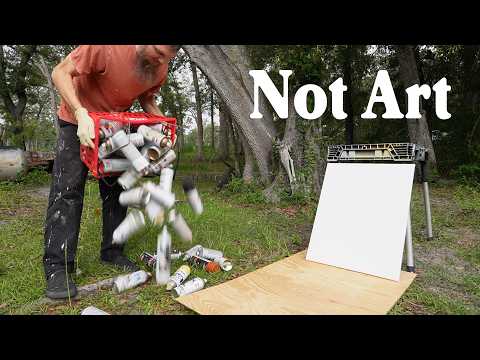 Smashing Open Spray Paint Cans- Collecting Marbles and Making Art