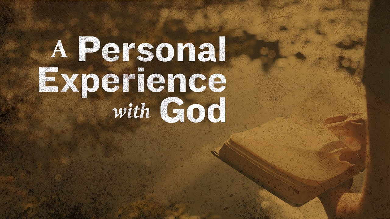 A Personal Experience with God - Pastor Charles Clark, Jr - YouTube
