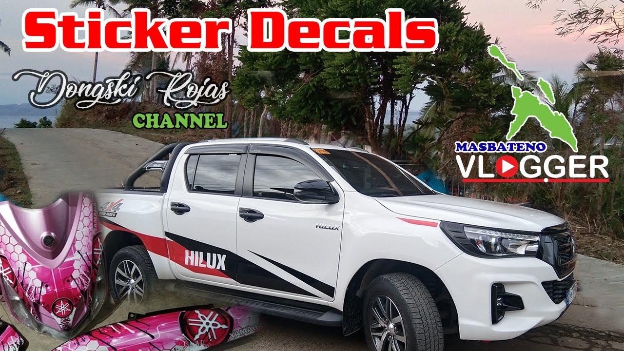 Decals sticker motorcycle car pati Barko Bira pa. - YouTube