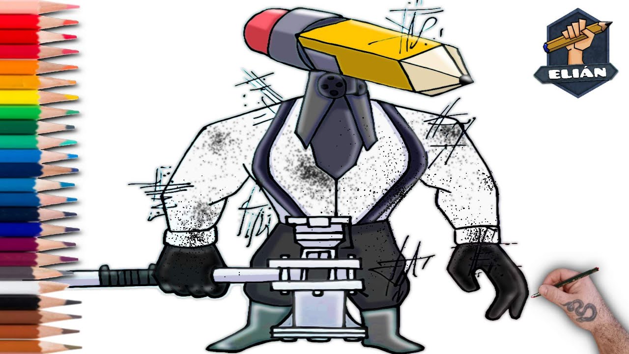 ️ Drawing Pencilman 💪🏼 Skibidi Multiverse 028 SUPER STRONG PENCIL MEN ...