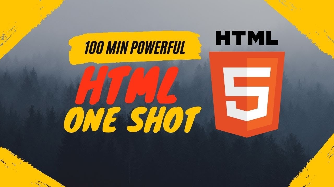 HTML ONE SHOT | ONE SHOT FOR HTML IMPORTANT TOPICS COVERED | HTML FOR ...