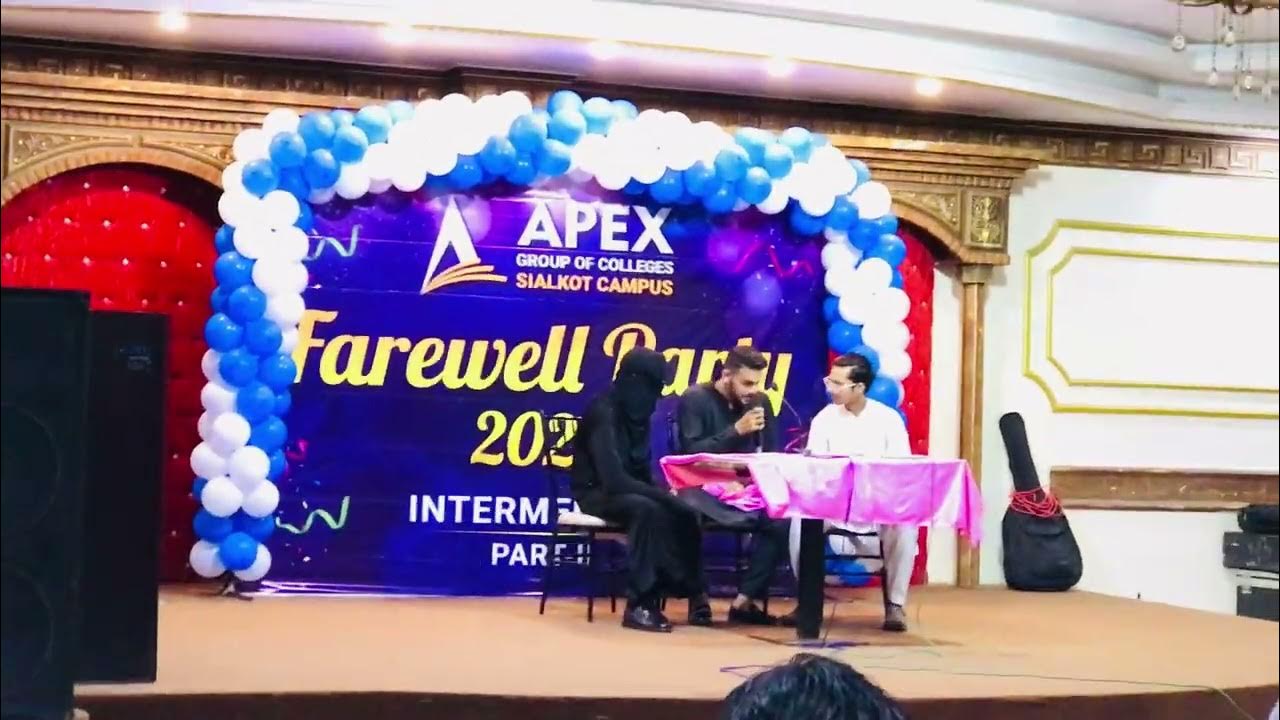 Apex college Group of Sialkot | Farewell party 🥳🎉 - YouTube