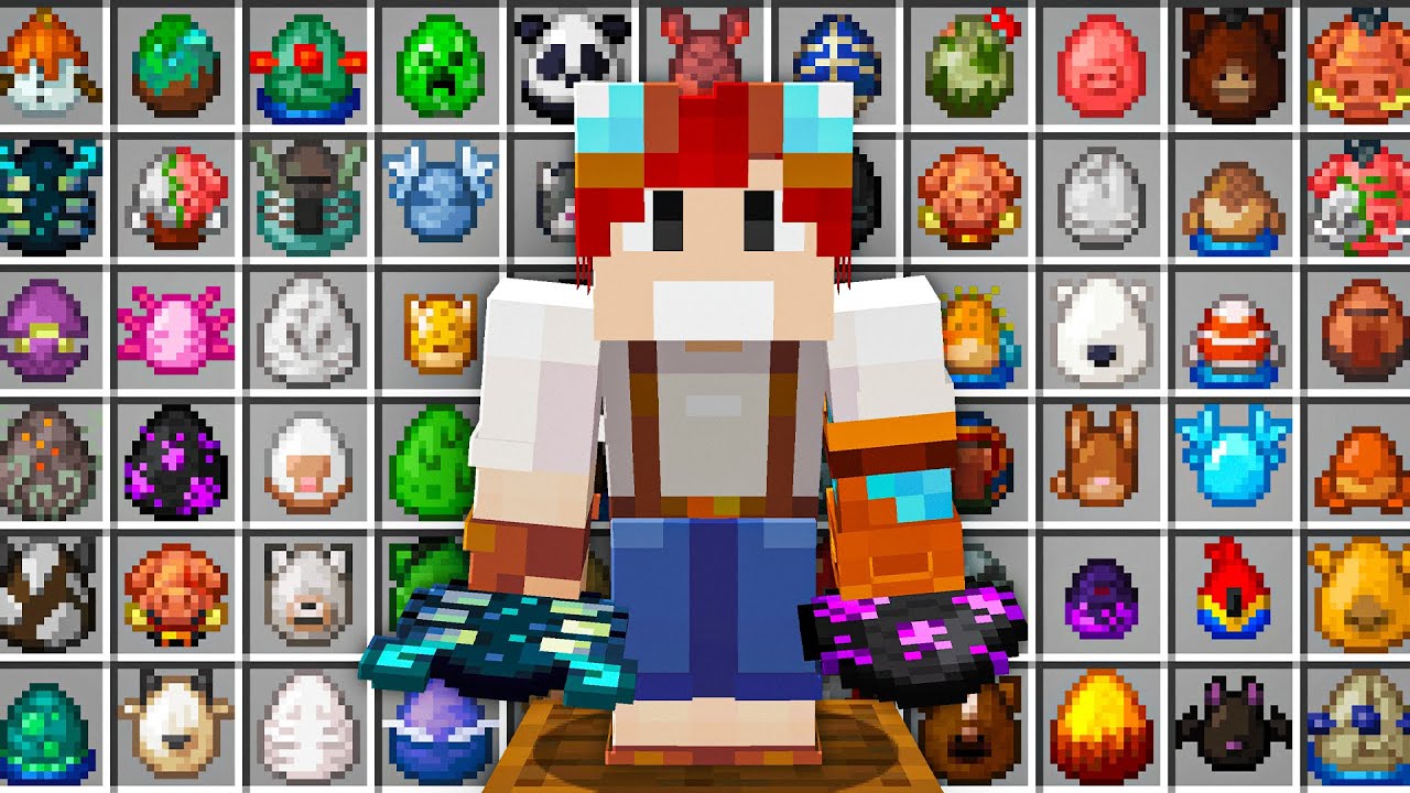 coletei TODOS os NOVOS OVOS GERADORES do minecraft - YouTube