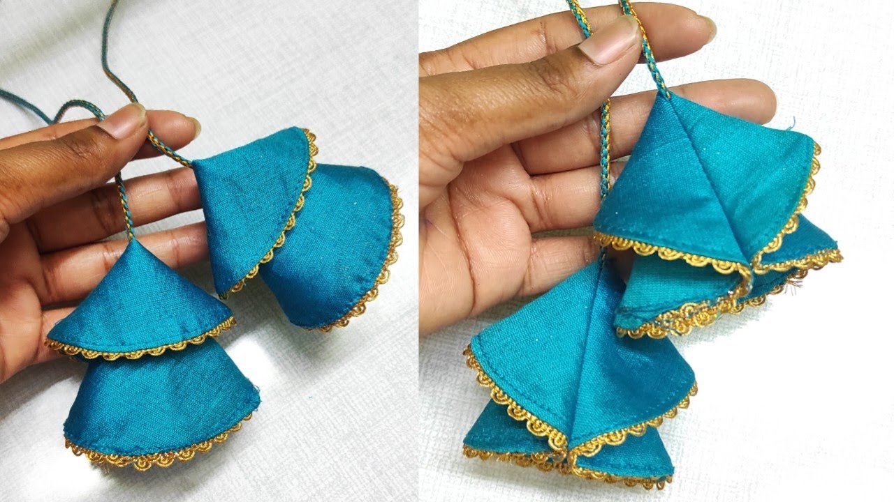 Best Latkan Design for Blouse / Simple and Easy Latkan Making - YouTube