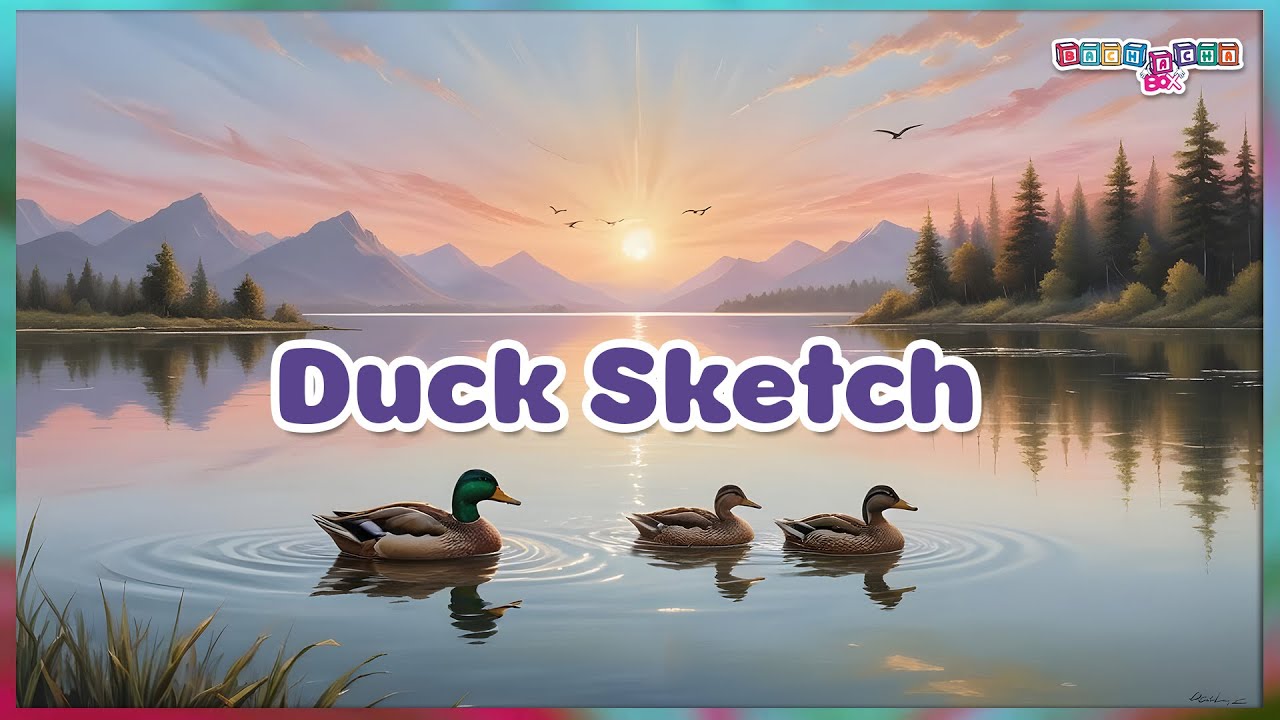How to Draw a Duck/ Easy Duck Sketch/ Duck Drawing for Beginners #duck ...