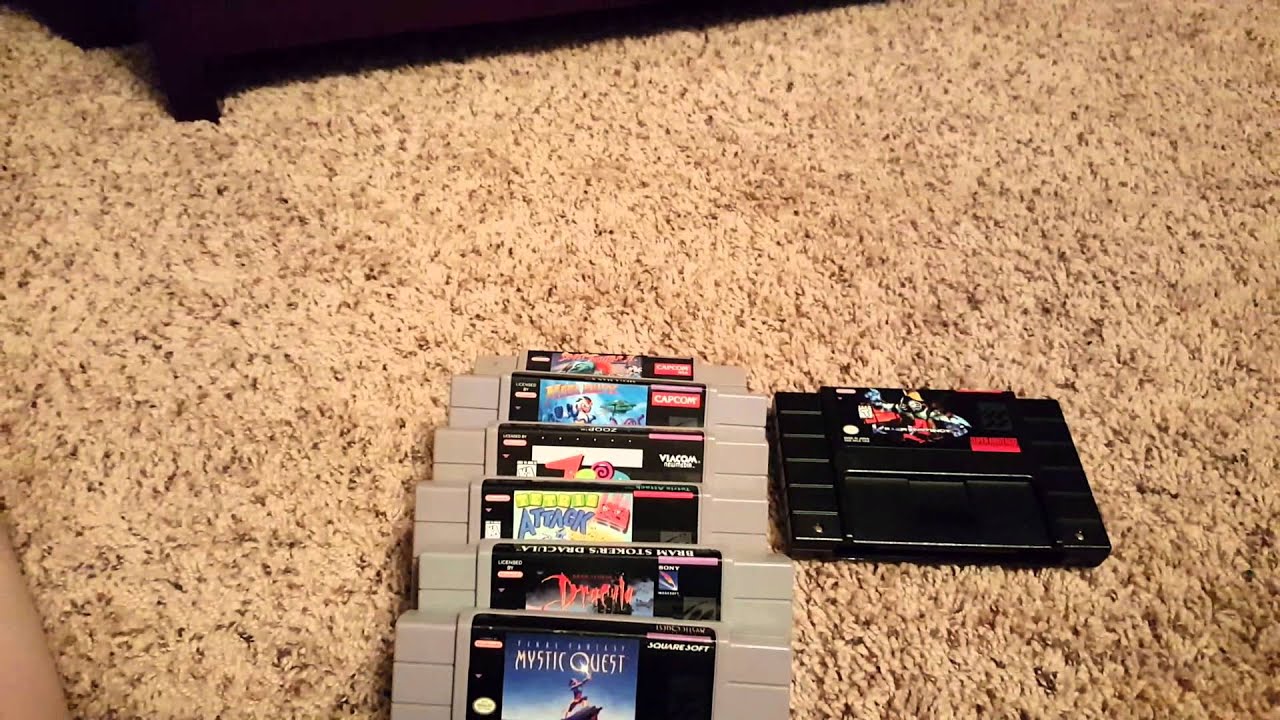 My Super Nintendo collection. See what I have so far. - YouTube