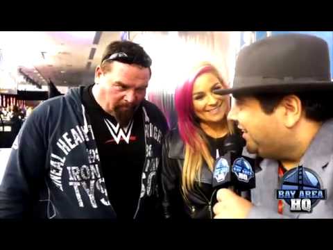 Father/Daughter Interview! Natalya & Jim Neidhart at WWE Wrestlemania ...