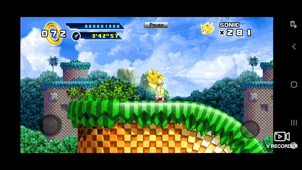 Sonic 4 : Episode 1 Super Sonic Idle Animation - YouTube