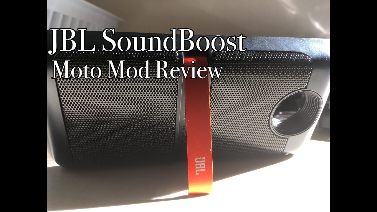 JBL SoundBoost Moto Mod Review - YouTube