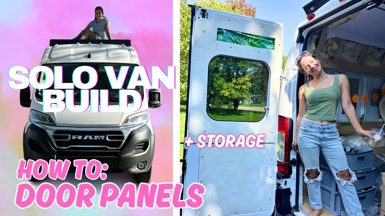 The Smartest Van Door Panel & Storage Hack - YouTube
