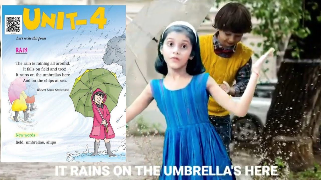 Rain poem | marigold class 2 poem | Rain rhymes | Marigold - YouTube