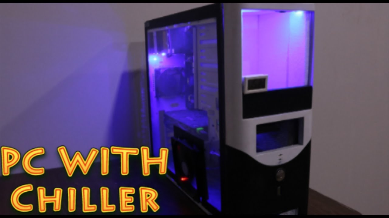 Custom PC with Build in Chiller - YouTube