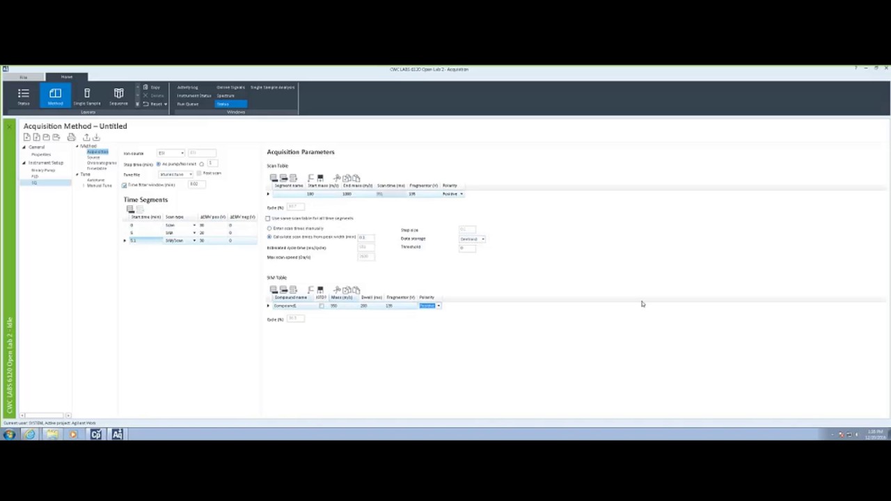 OpenLAB CDS LC MS Acquisition Software - YouTube