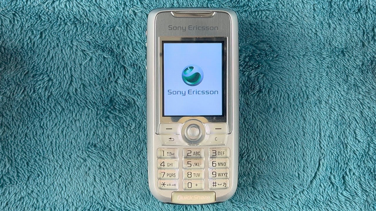 Sony Ericsson K700 startup and shutdown - YouTube