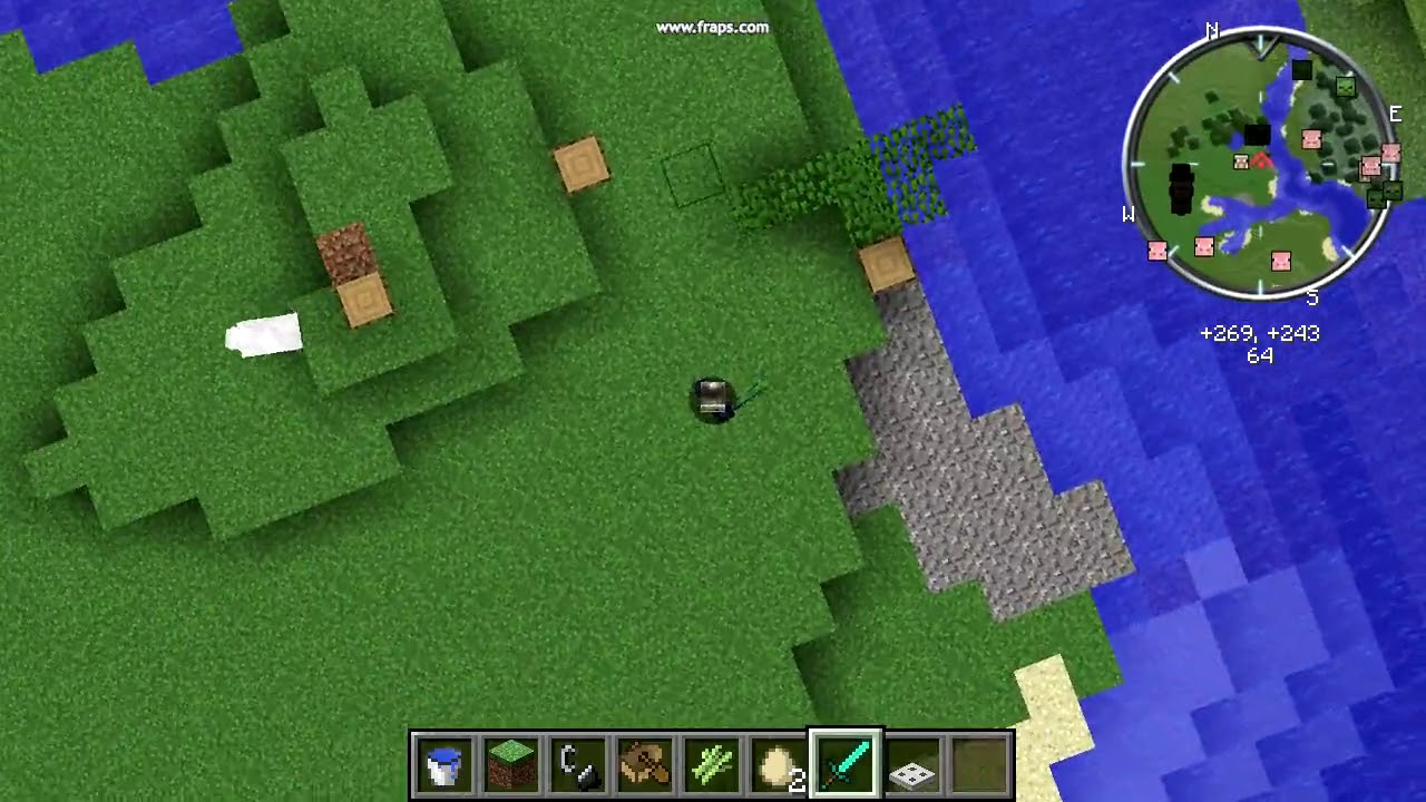 top down minecraft - YouTube