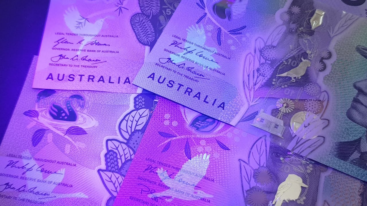 Banknote UV features New Generation banknotes - YouTube
