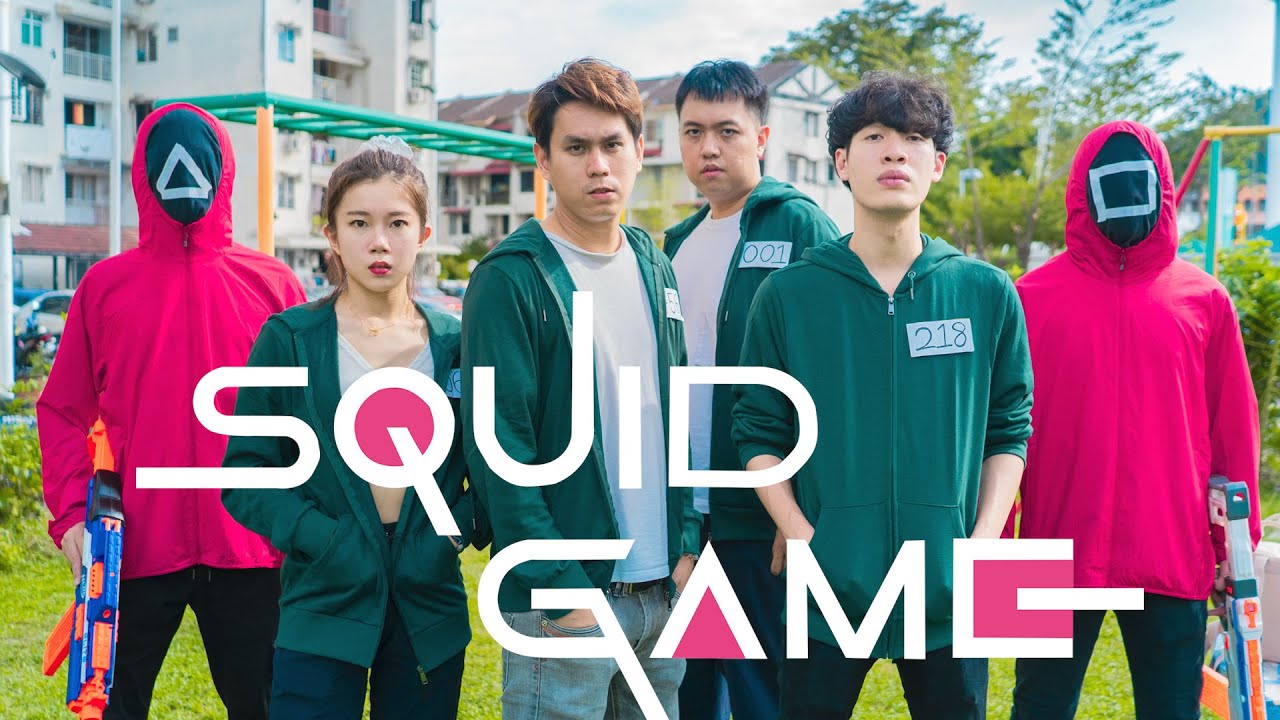 SQUID GAME PARODY! 恶搞 + 自创 Squid Game 里的情节 - YouTube