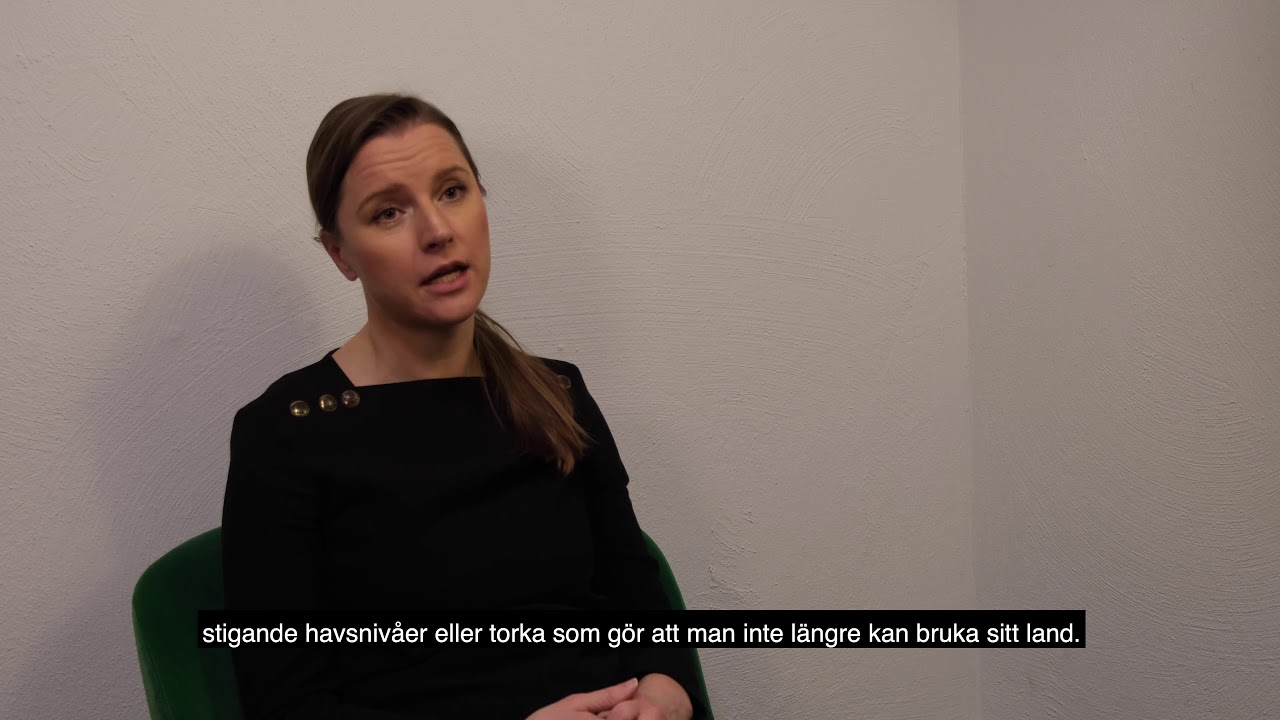 Climate change and migration–Elin Jakobsson - YouTube