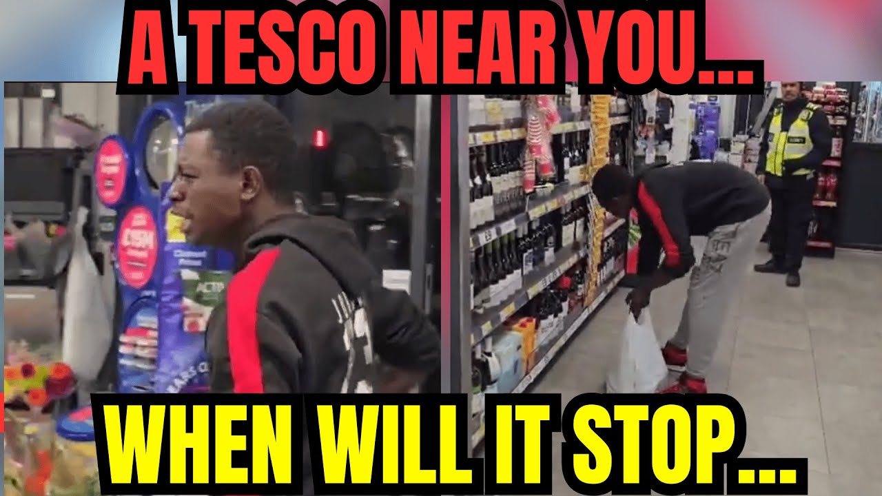 Tesco Theft Caught on Camera — Did He Really Get Away? - YouTube
