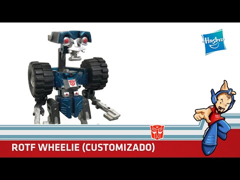 Transformers Custom Wheelie Legends Class ROTF Review en Español - YouTube